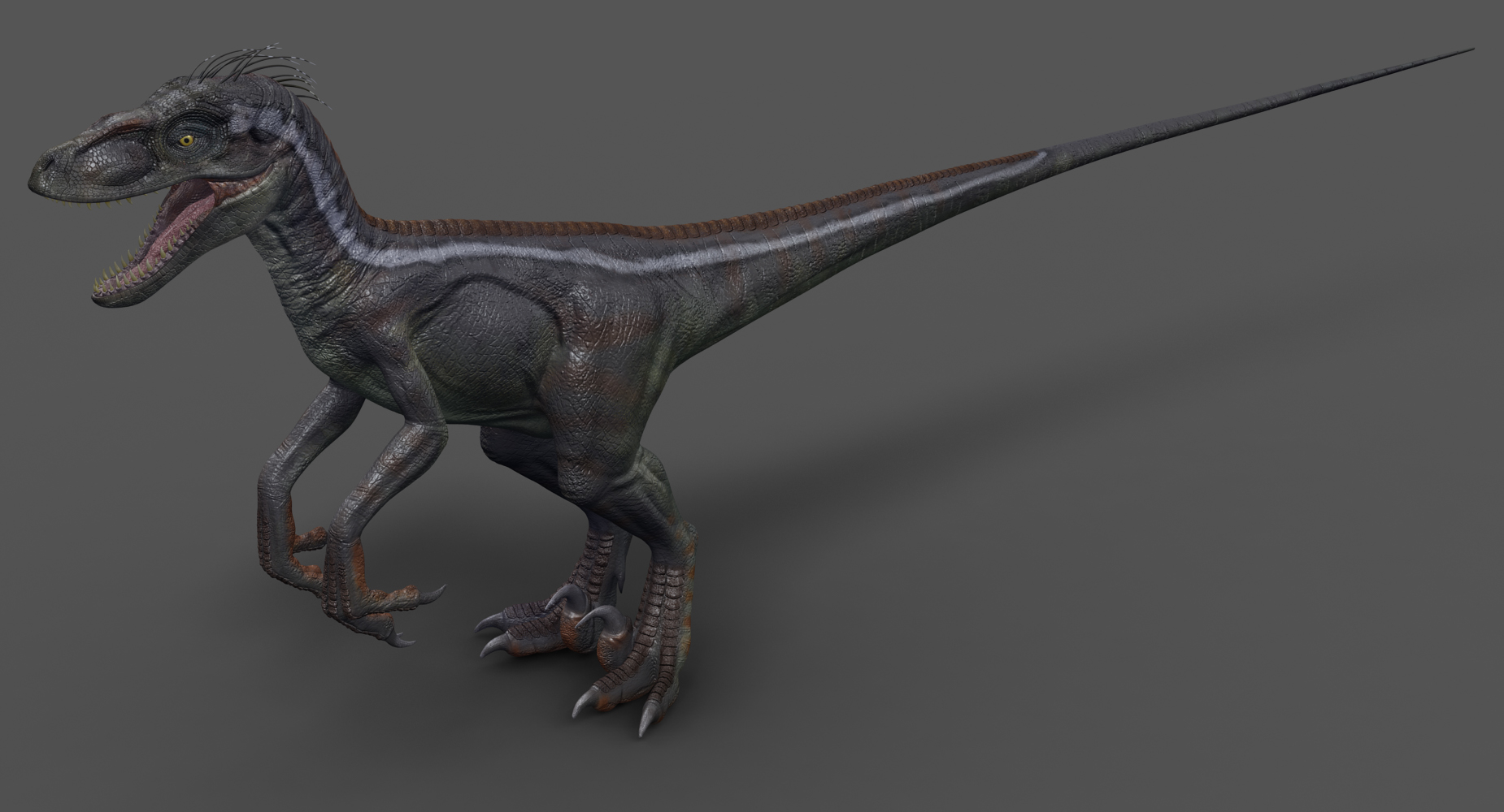 velociraptor 1 3d model