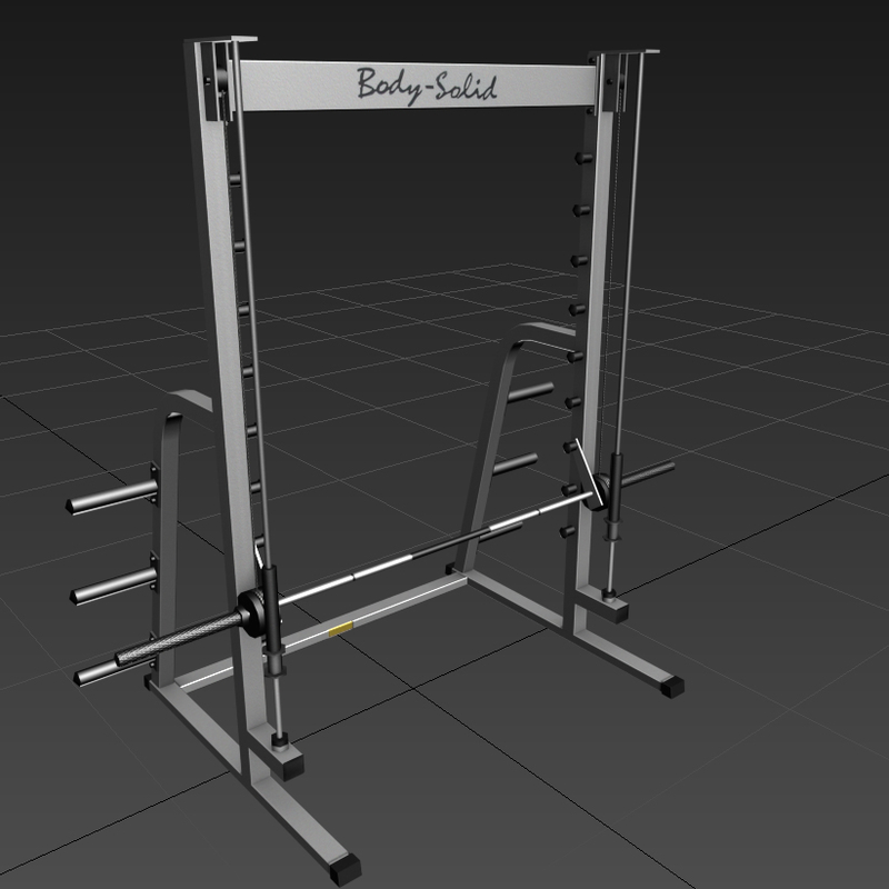 smith machine 3d model
