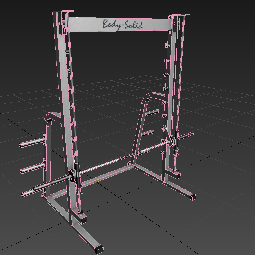 smith machine 3d model