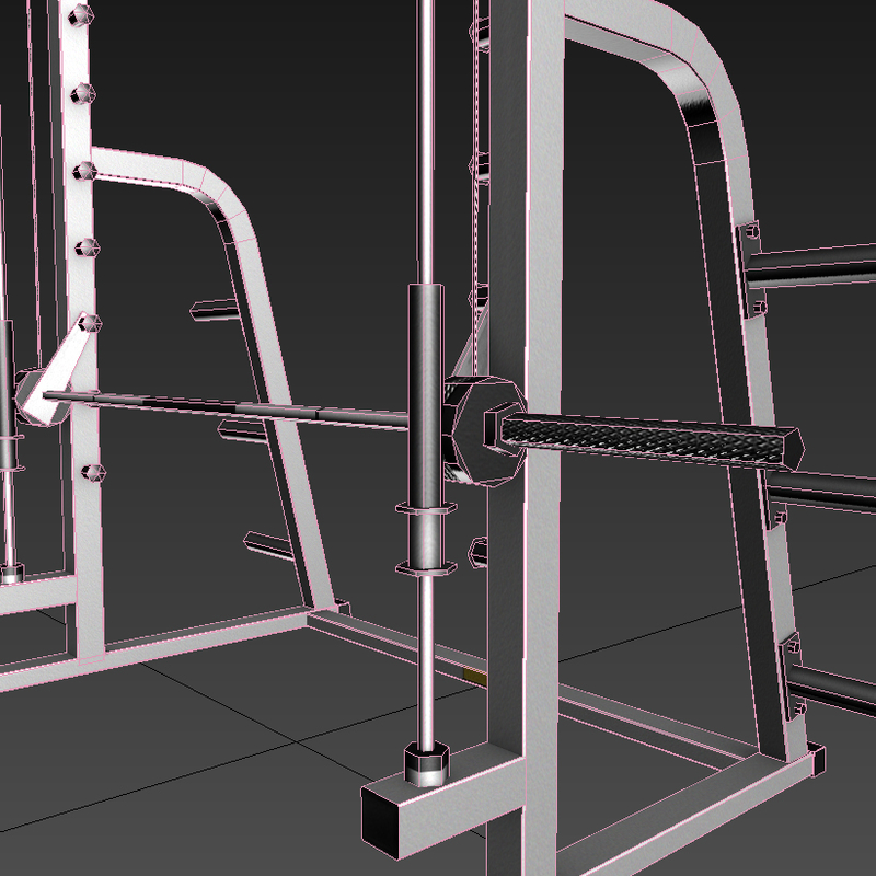 smith machine 3d model
