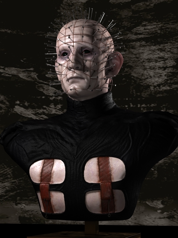 3d model bust pinhead hellraiser