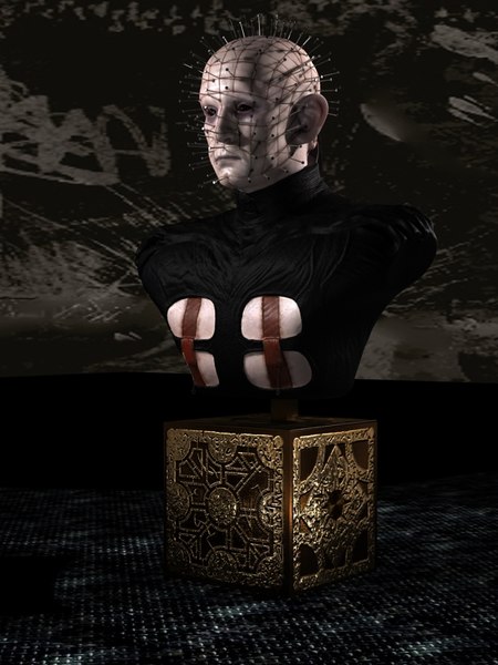 3d model bust pinhead hellraiser