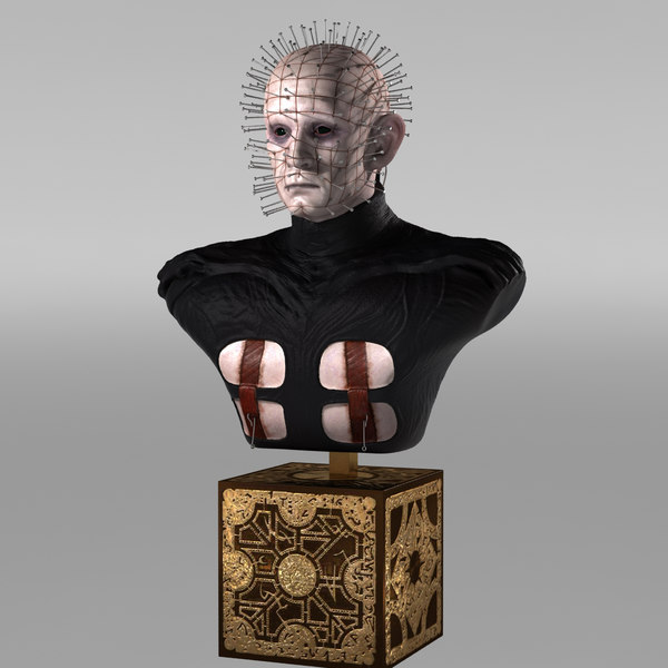 3d model bust pinhead hellraiser