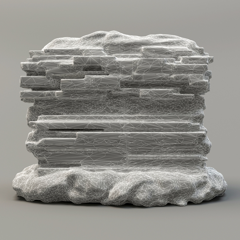 3ds max stone rock