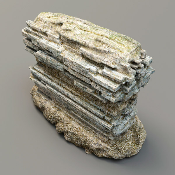 3ds max stone rock