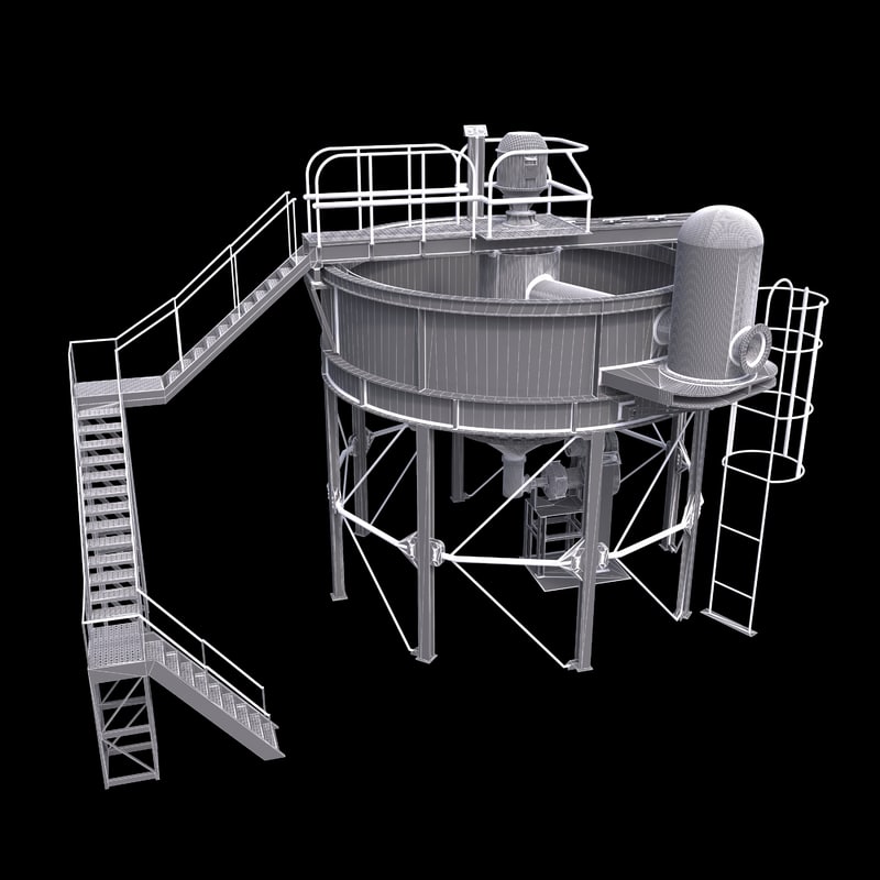 industrial machine 3d model