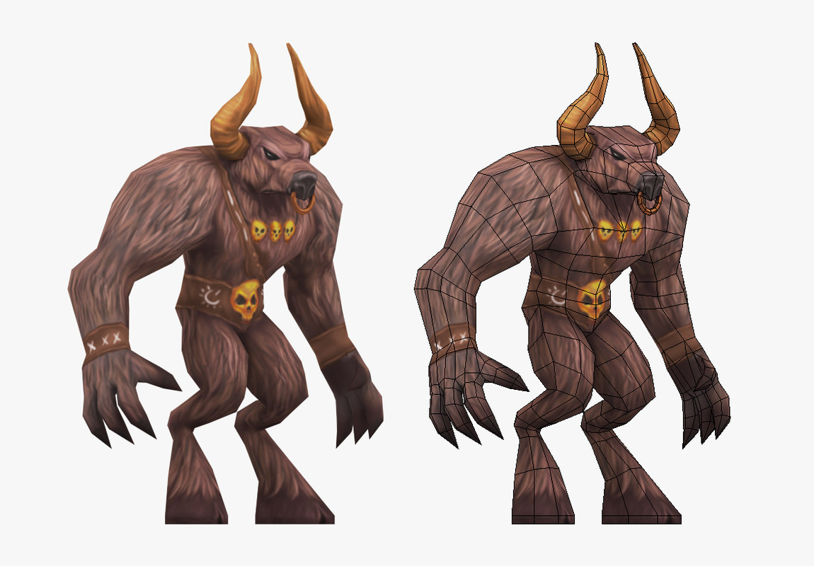 Animierter Minotaurus 3D-Modell - TurboSquid 952222