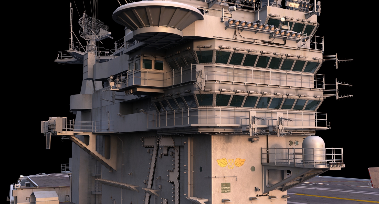 3d model cvn 73 e uss