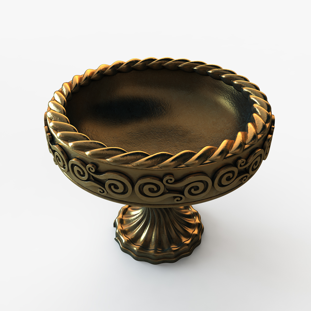 3d model bowls aztec