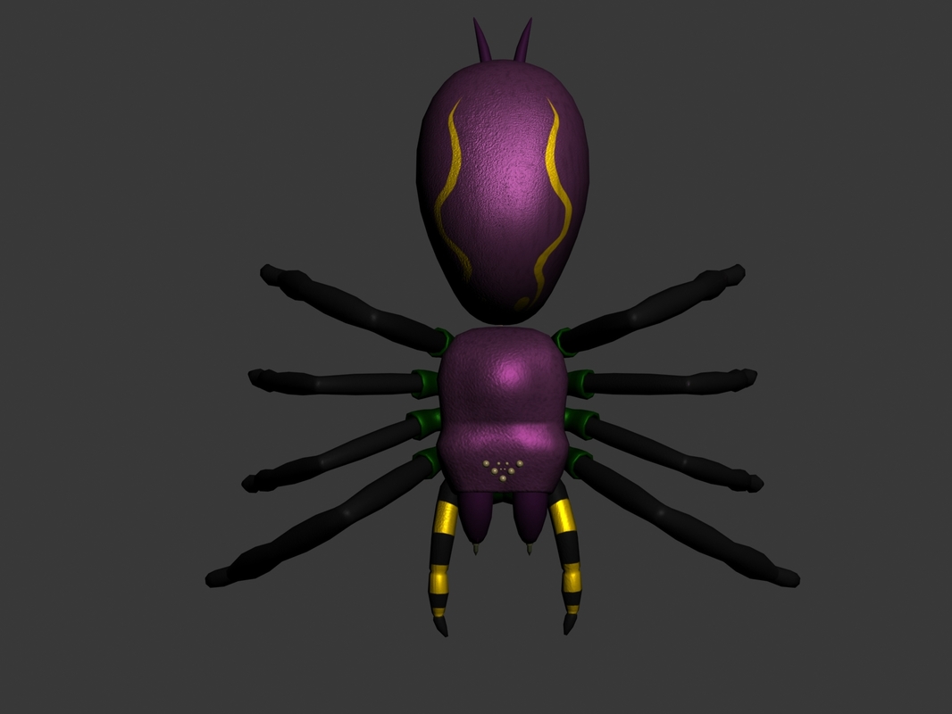 tarantulas transformation 3d max