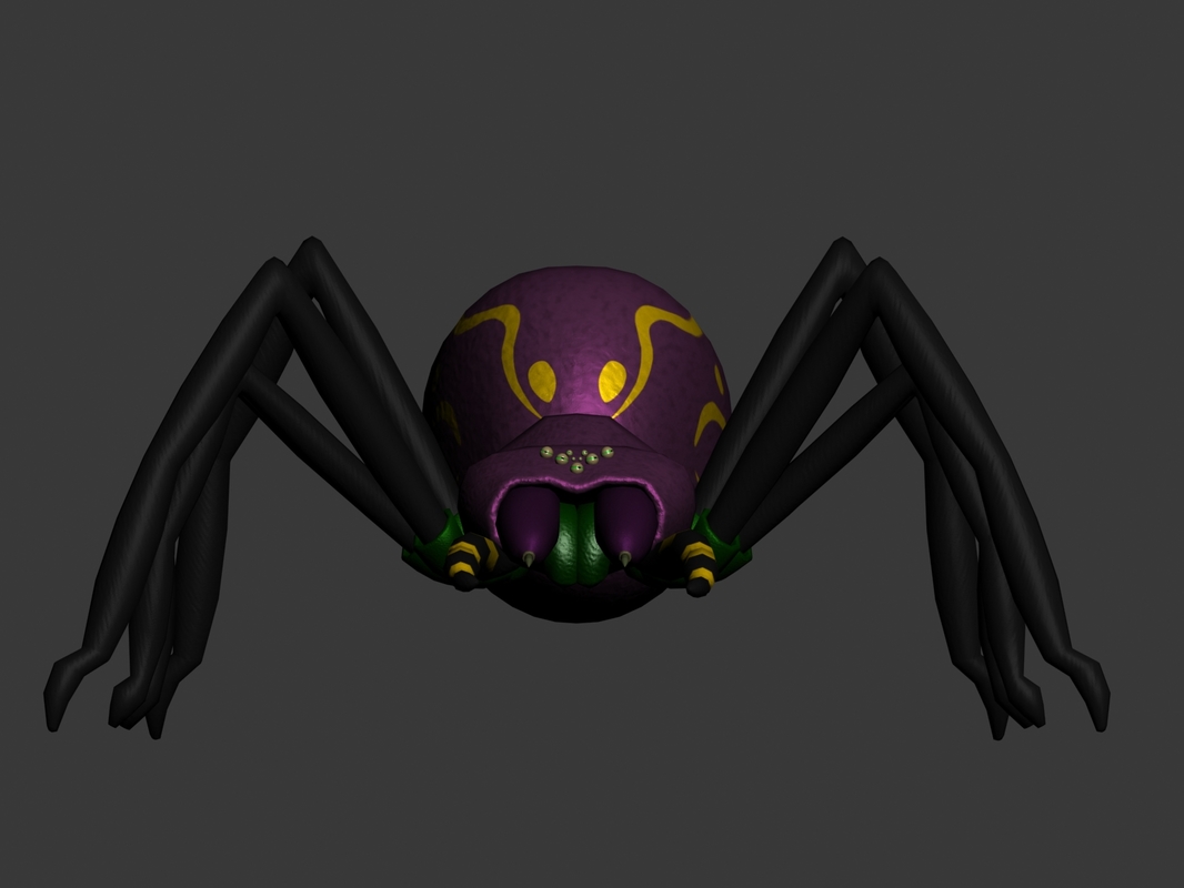tarantulas transformation 3d max