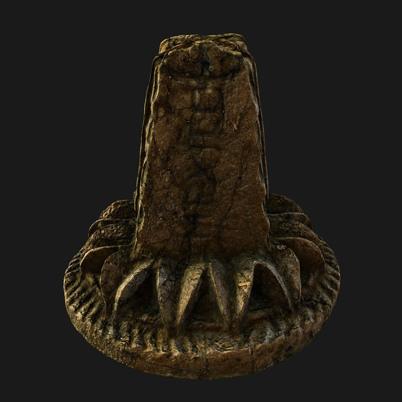 quetzalcoatl mayan aztec dragon 3d model