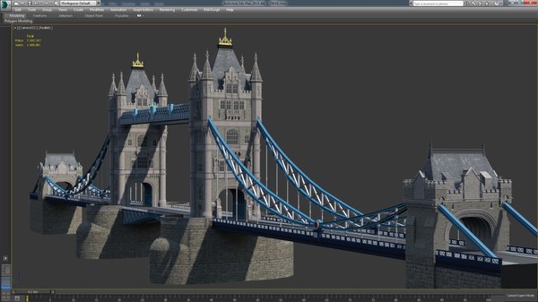 3d model tower bridge