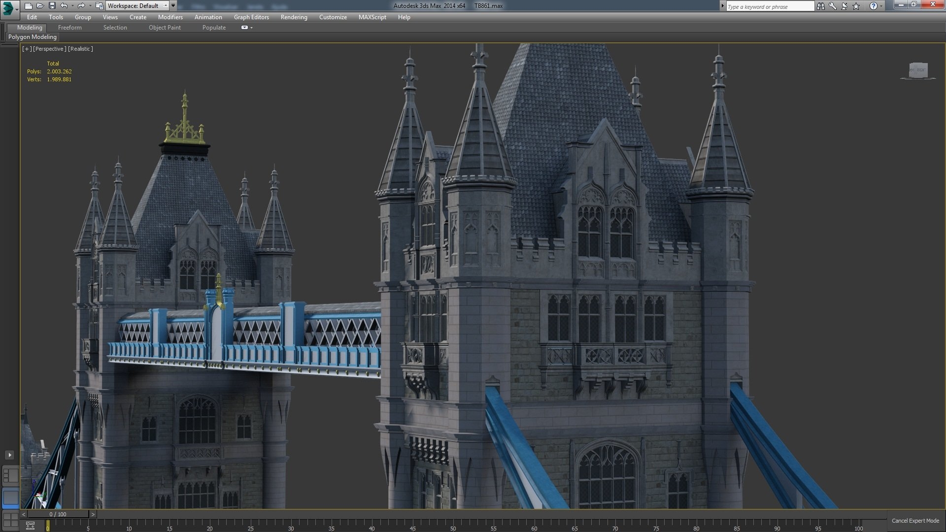 3d model tower bridge