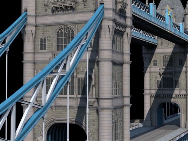 3d model tower bridge