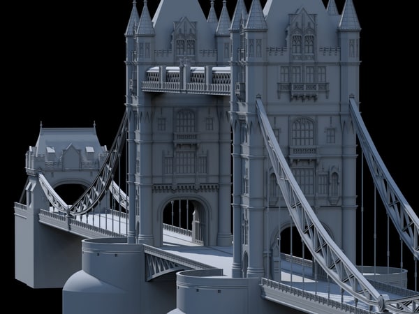 3d model tower bridge