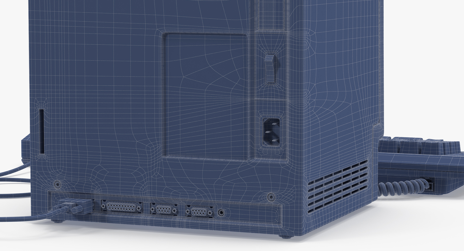 3d apple macintosh 128k model