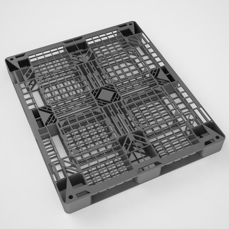 plastic pallet 3d model