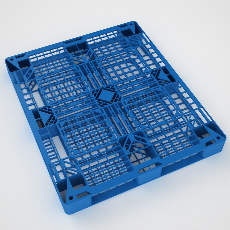 plastic pallet 3d model