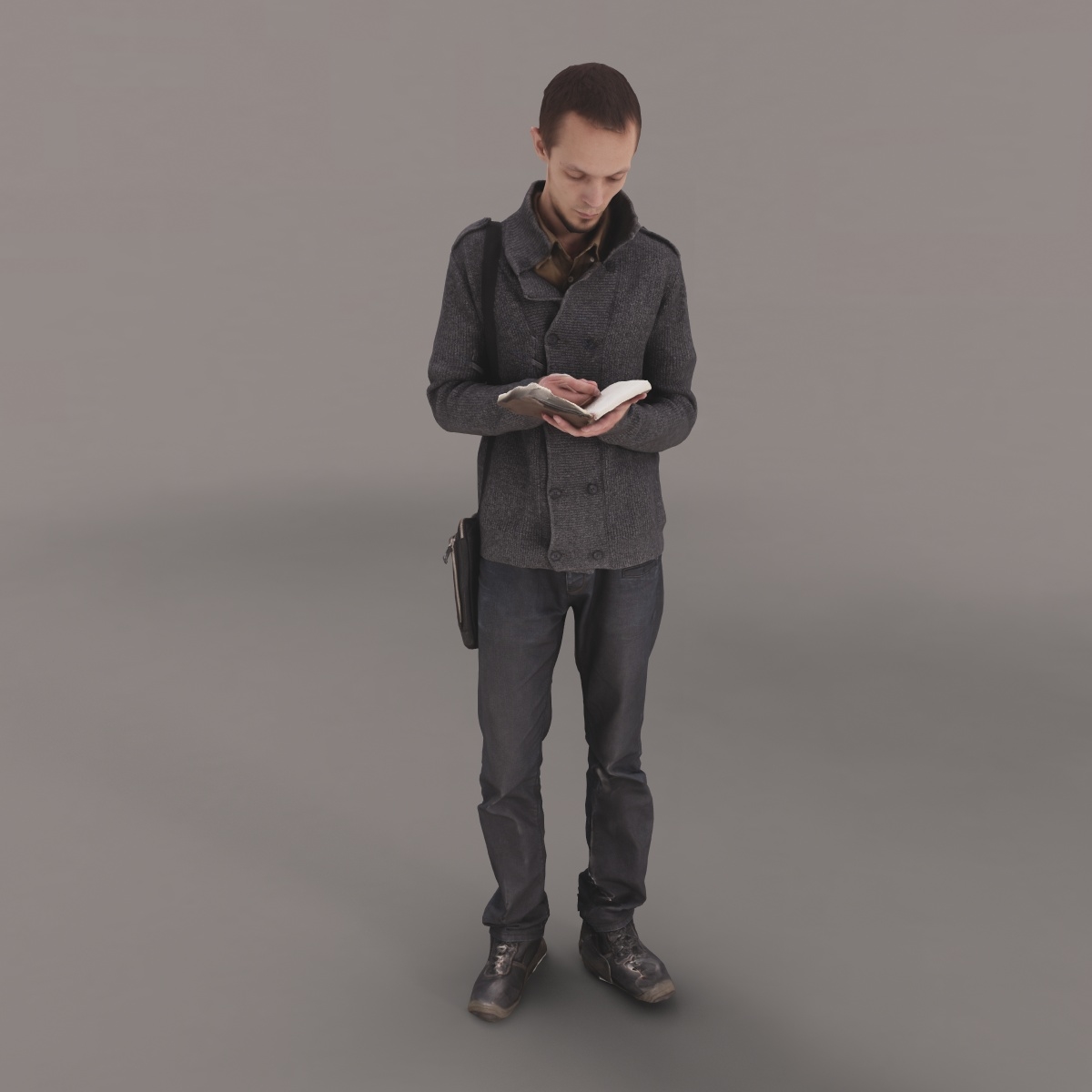 human architectural rig 3d model