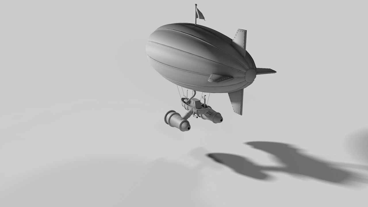 zeppelin 3d model