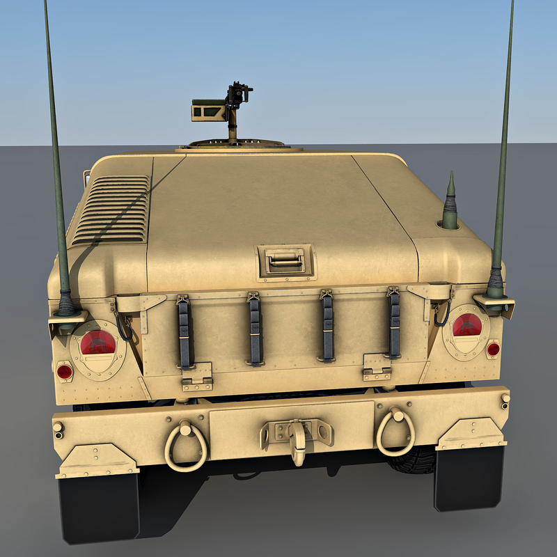 humvee hmmwv 3d max