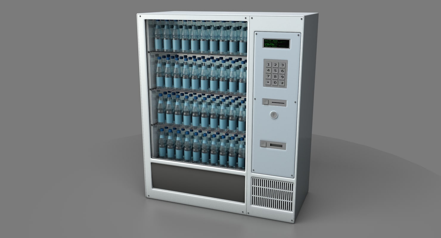 3d vending machine model