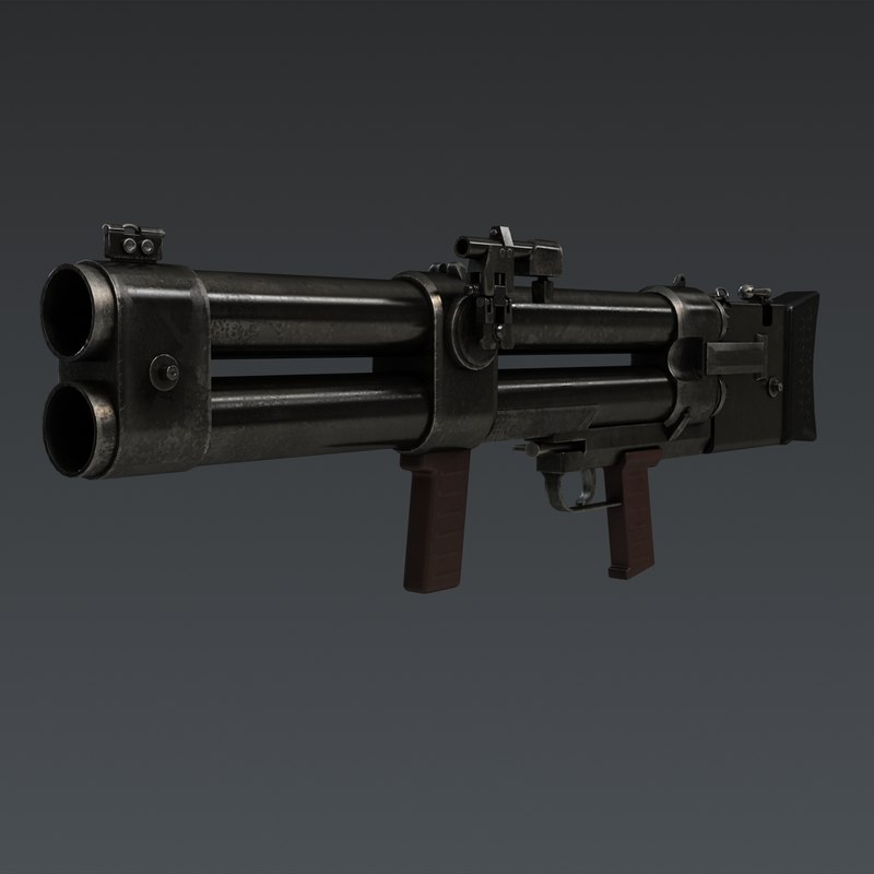 Nepryadva DP-64グレネードランチャー3Dモデル - TurboSquid 953432