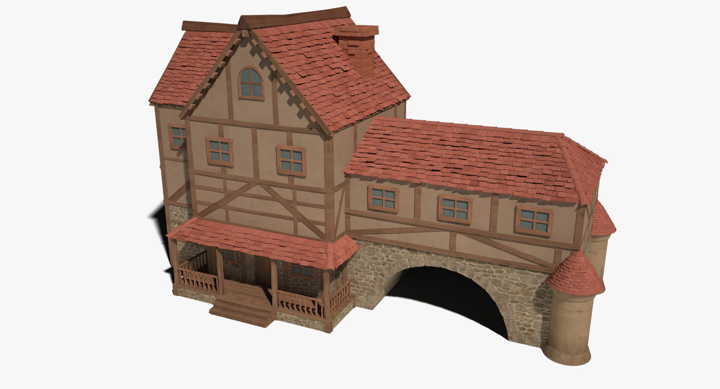 big fantasy house 3d model
