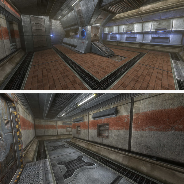 3d cartoon ore foundry model