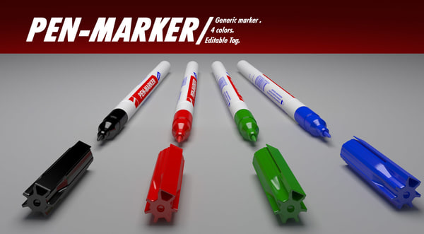 Marker 3D Models for Download | TurboSquid
