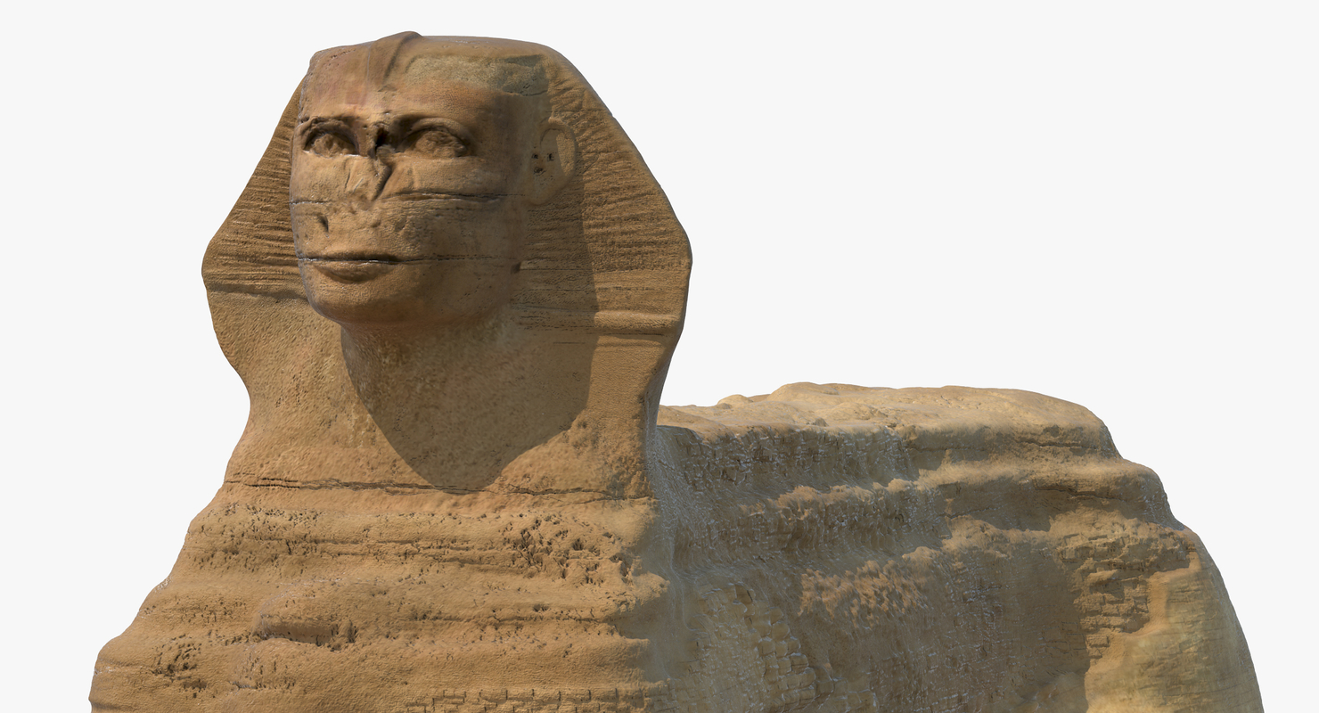 great sphinx giza 3d model