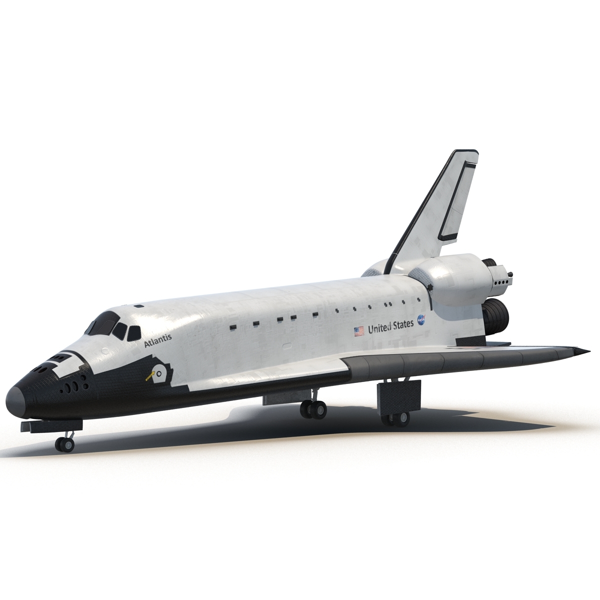 3d space shuttle model