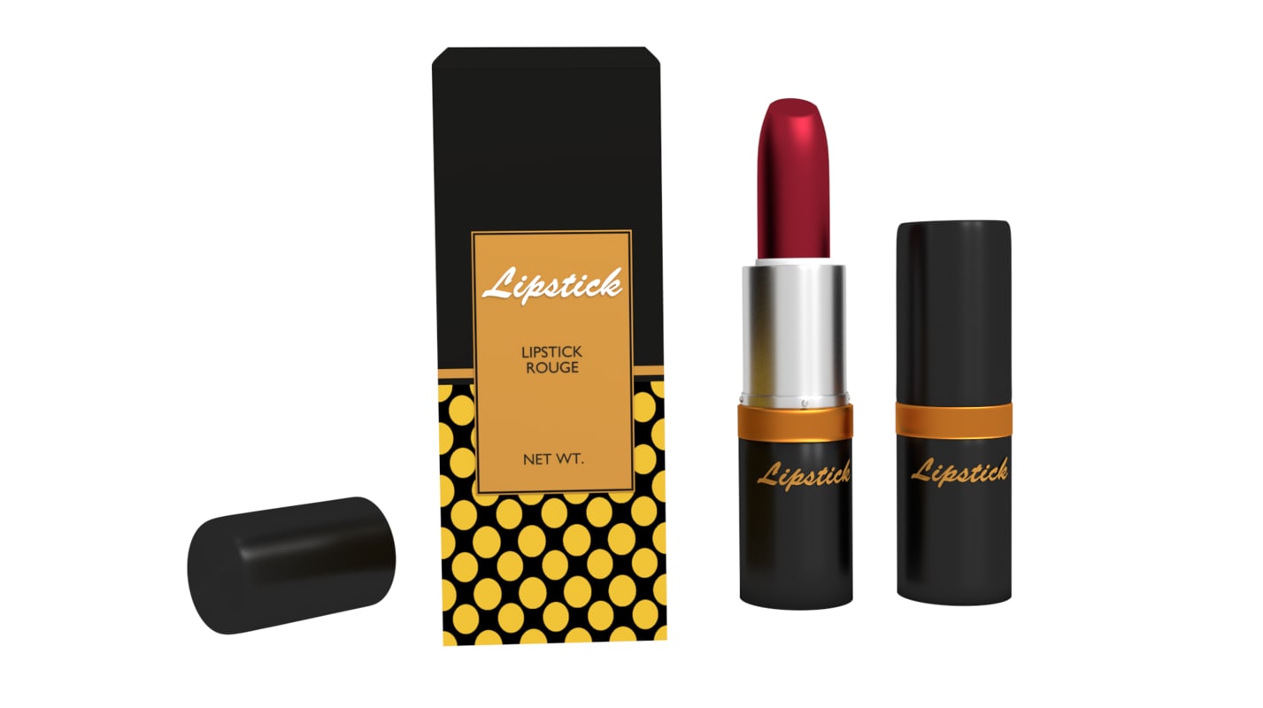 3d model of lipstick box