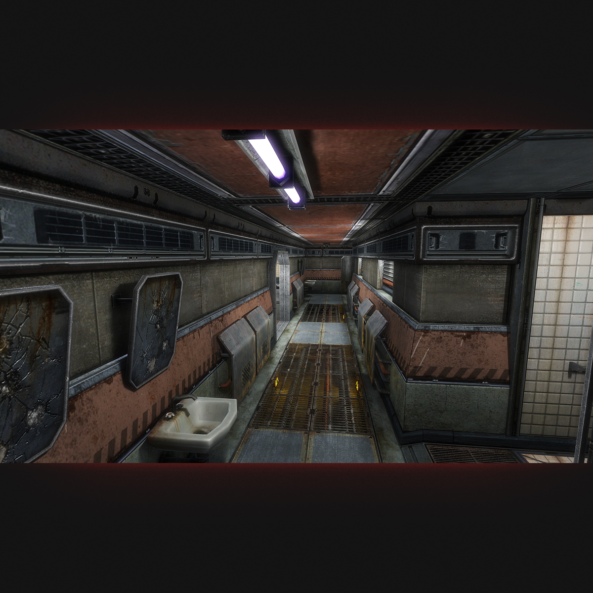 sci-fi interior medic 3d 3ds