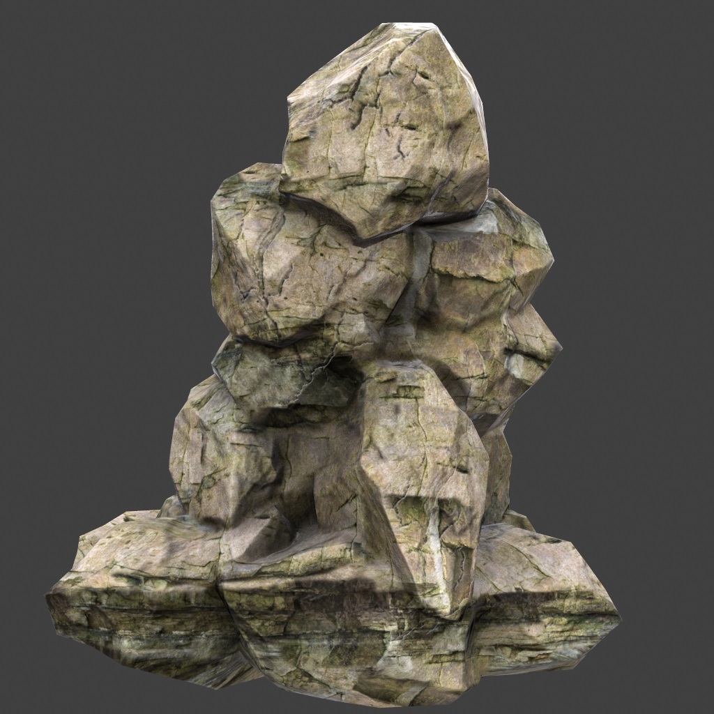 3d model rock