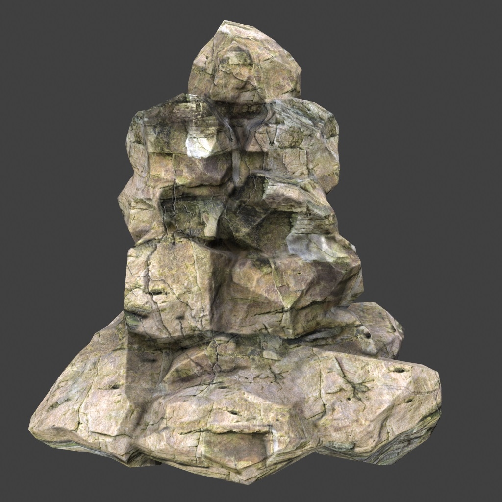 3d model rock