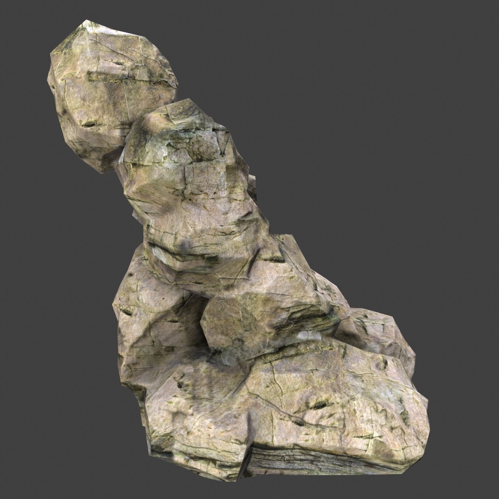 3d model rock