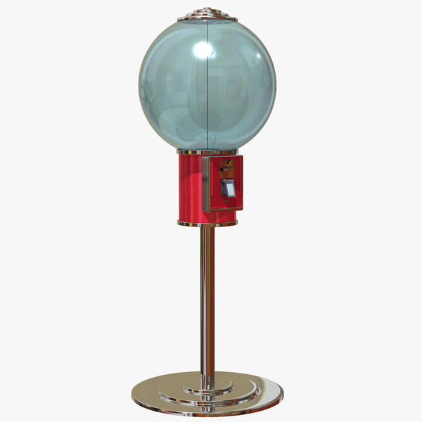 3d candy vending machine model