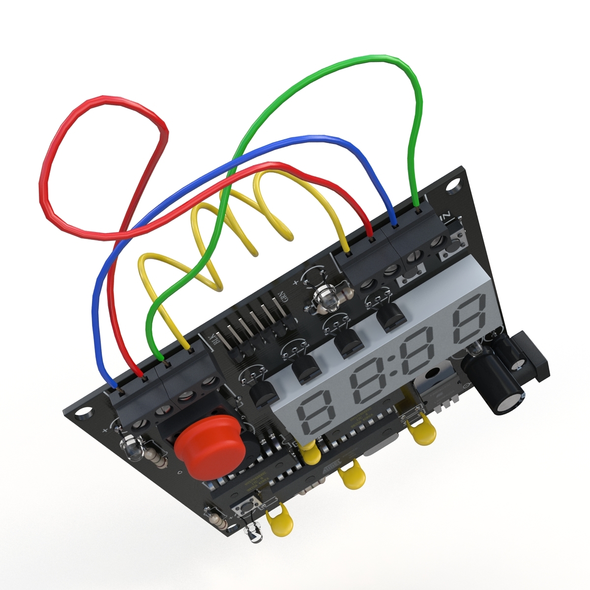 printed circuit board 3d 3ds