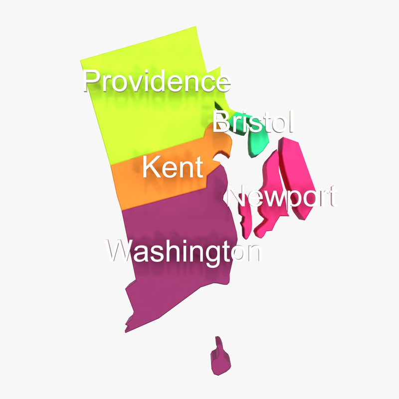 3d rhode island counties