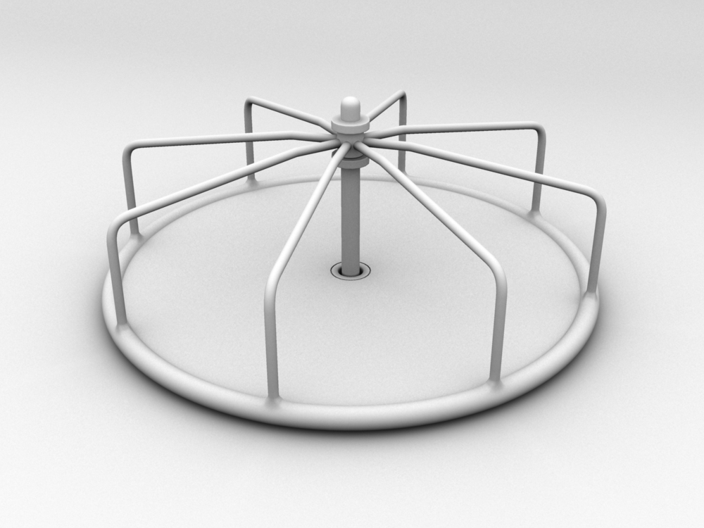 3d roundabout model