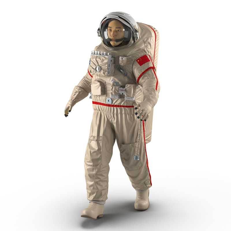 chinese astronaut wearing space suit max