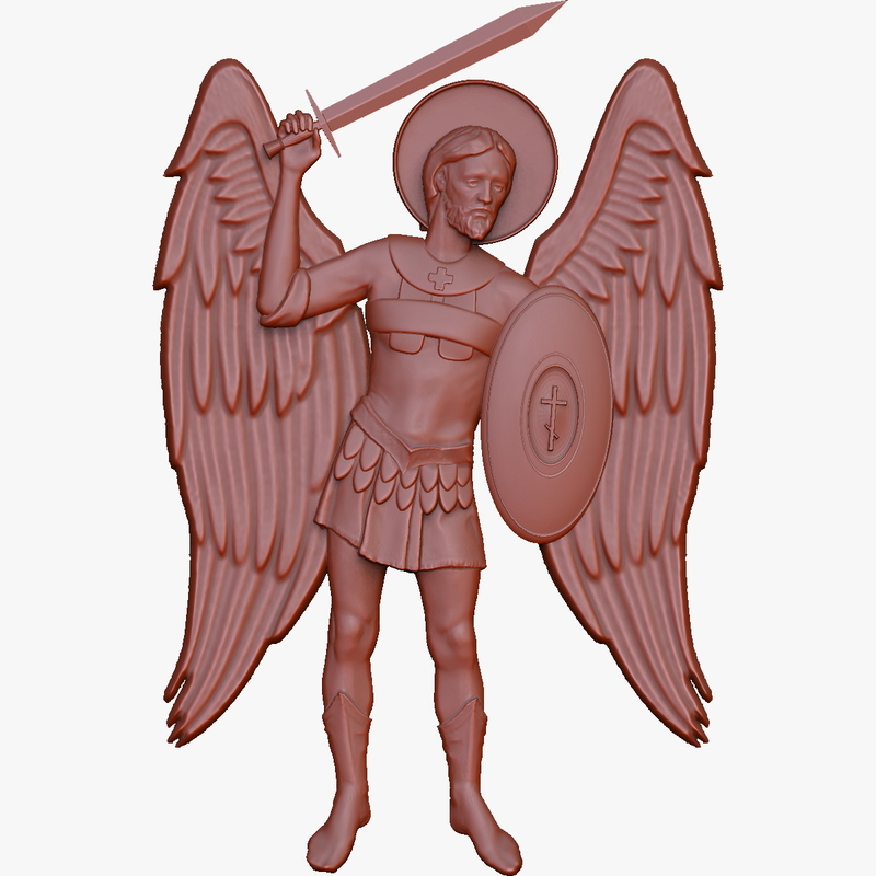 holy archangel michael 3d max