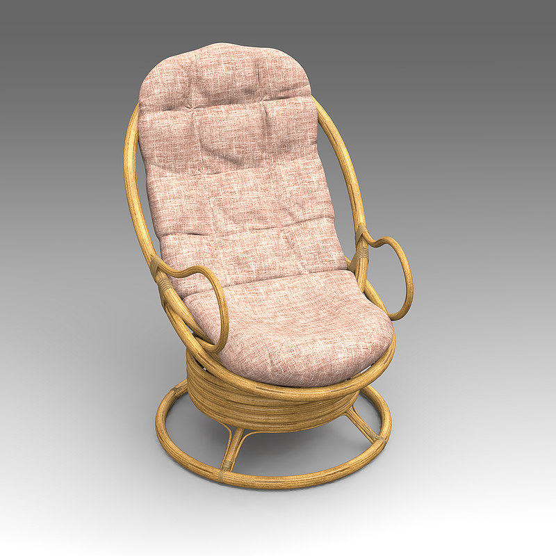 rotang armchair furniture fbx