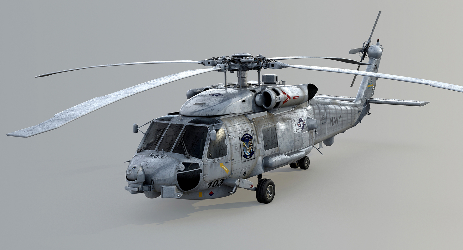 sikorsky sh-60b seahawk 3d model