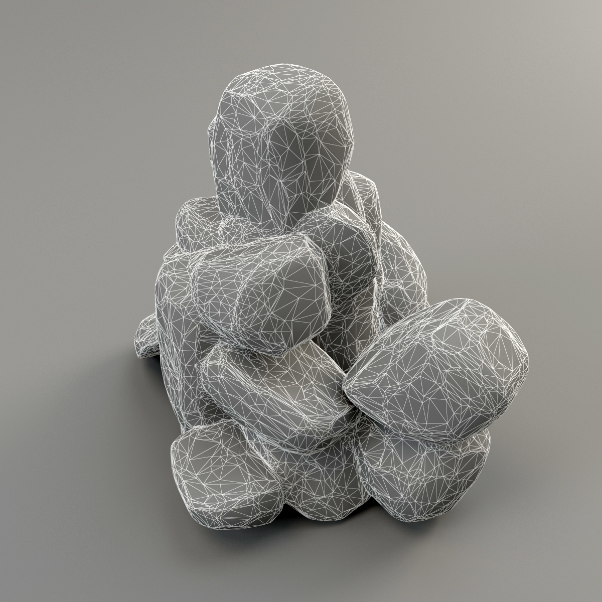 3d model rock