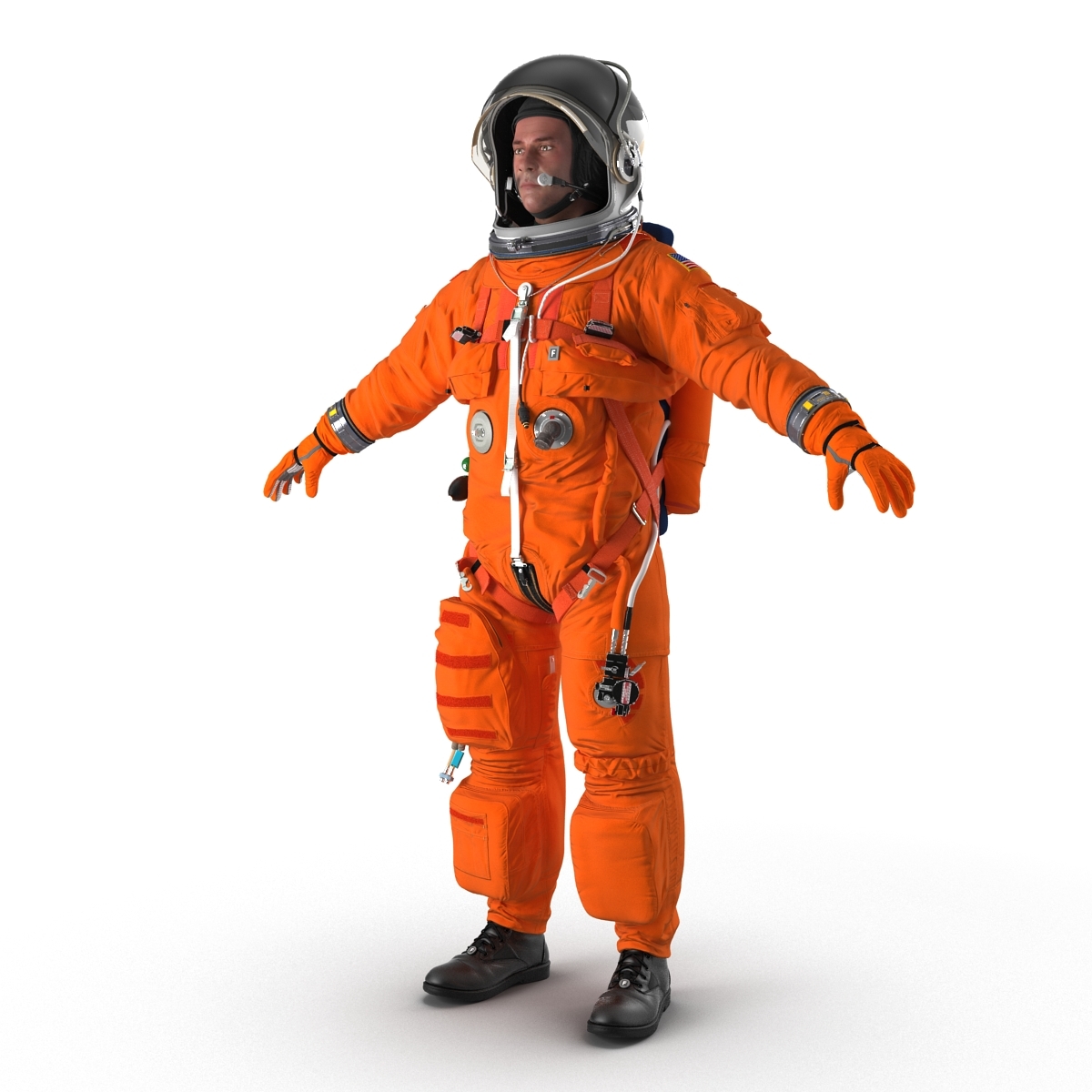 max astronaut wearing advanced crew