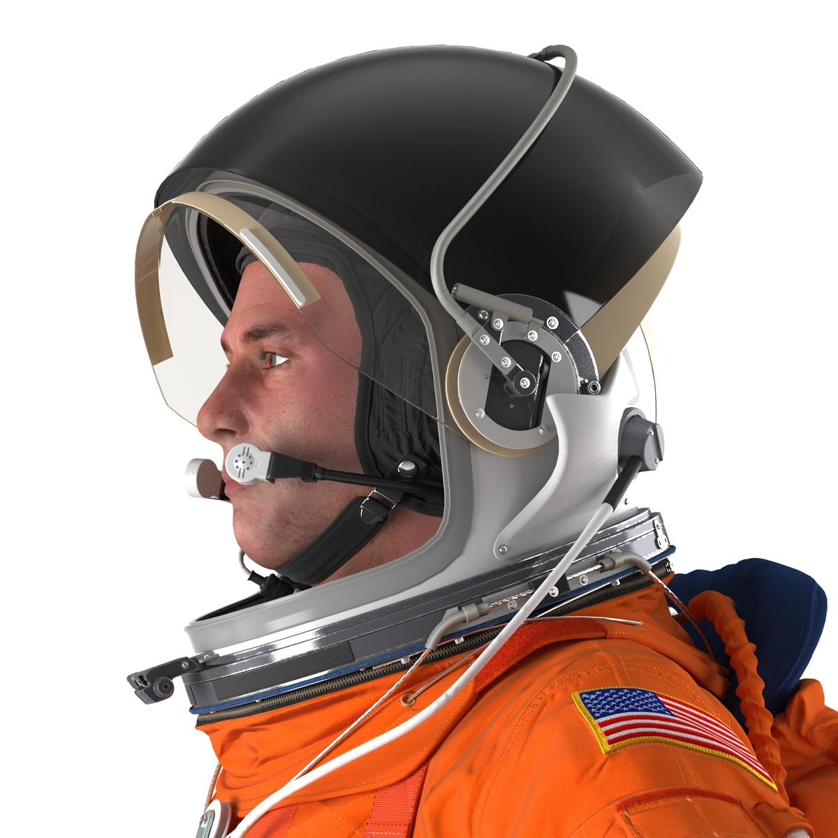 max astronaut wearing advanced crew