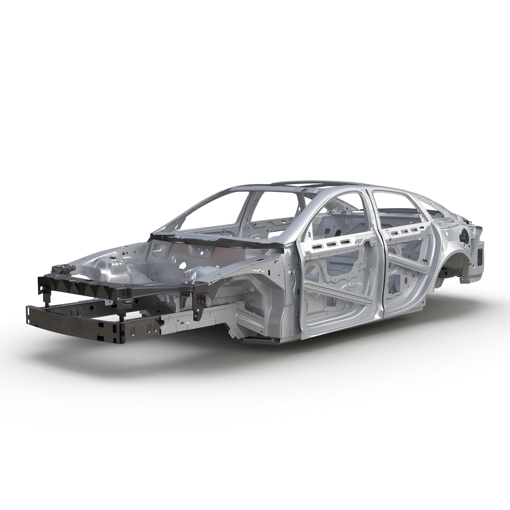 3d car frame 4 rigged